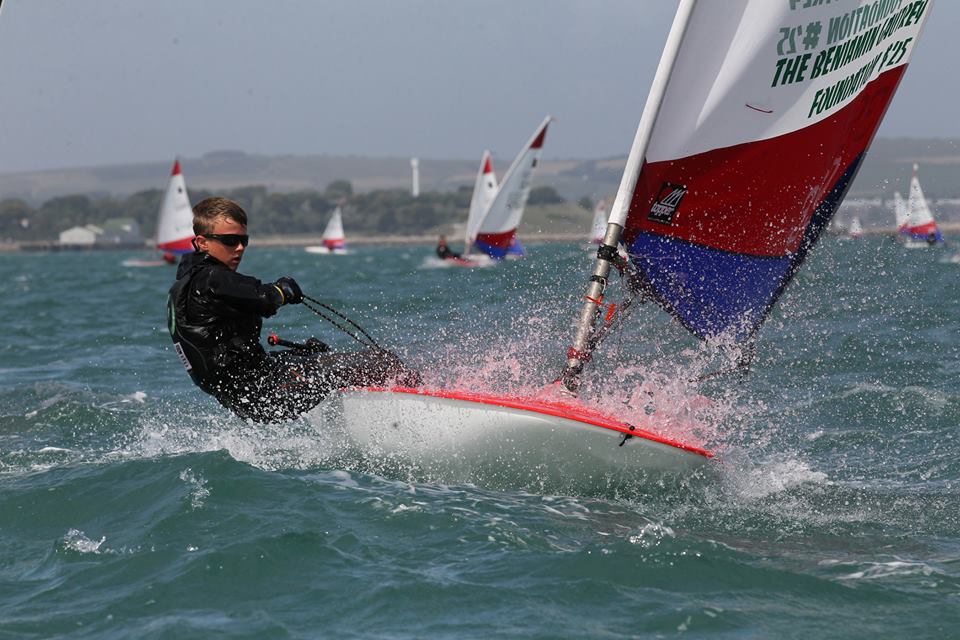 A fifteen year old sailor from West Lancashire Yacht Club, Sam Cooper ...